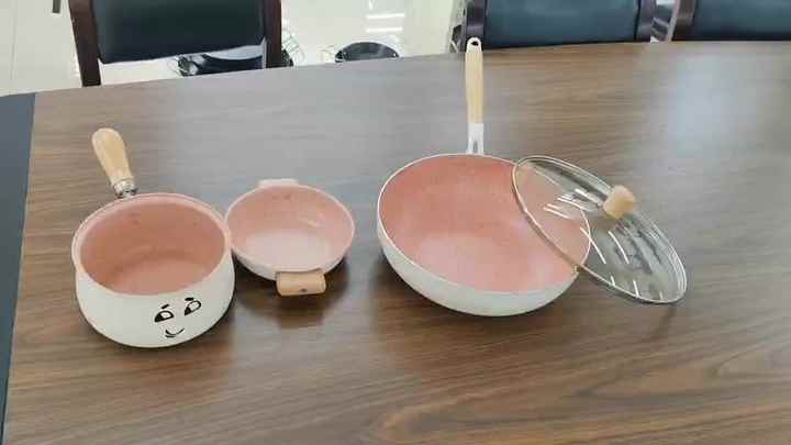 Best Quality 4pcs Cute Aluminum Durable Multifunction Cooking Pot Set ...