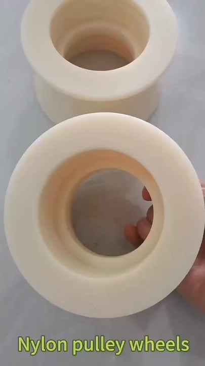 CNC Machining Nylon Guide Roller Wheels Spacer 100mm 200mm Nylon Pulley ...