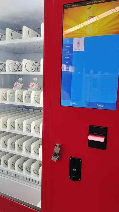 Smart Unmanned Convenience Store Combo Vending Machine for Snacks and ...