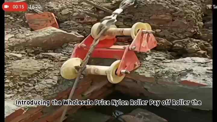 Triple Steel Wheel Pulley Cable Roller Ground Corner Cable Laying Guide ...
