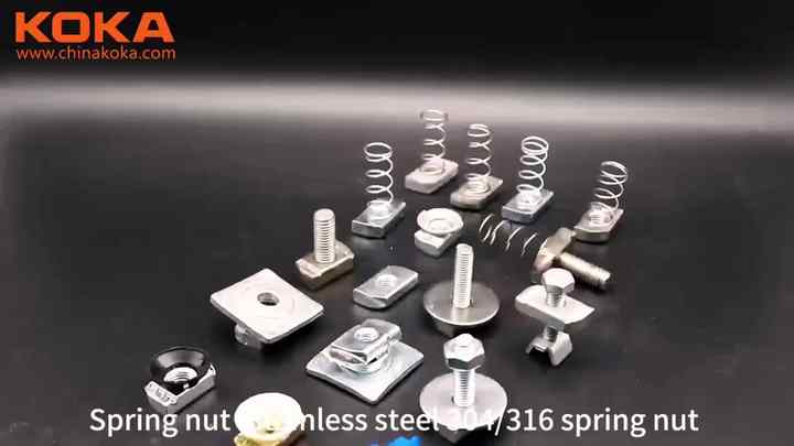 Wholesaler Price M8 M10 Channel Nut Hdg Unistrut Fitting Spring Nut ...