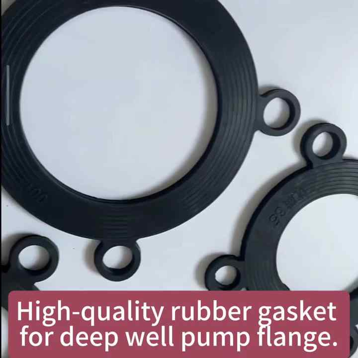 Deep Well Pump Rubber Flange Gasket - Customized Sealing