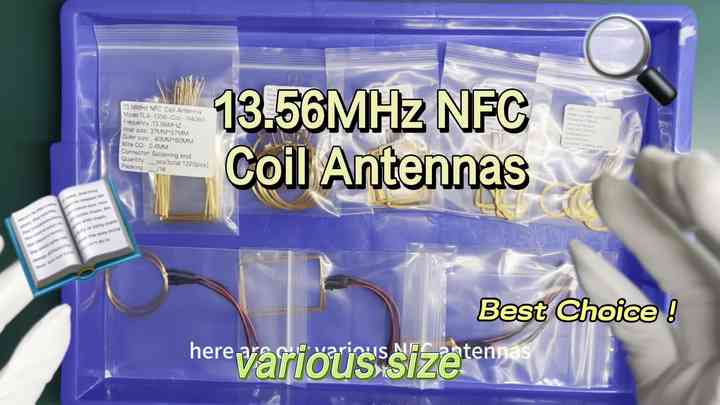 13.56mhz NFC Antenna - 40*60mm Copper Coil for NFC Devices