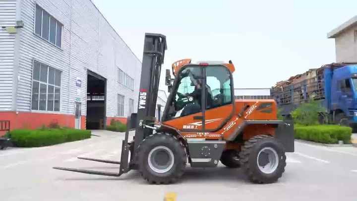 Yaweh 4x4 Four Wheel Fork Lift 3ton 3.5ton 4ton 5ton All Road Forklift ...