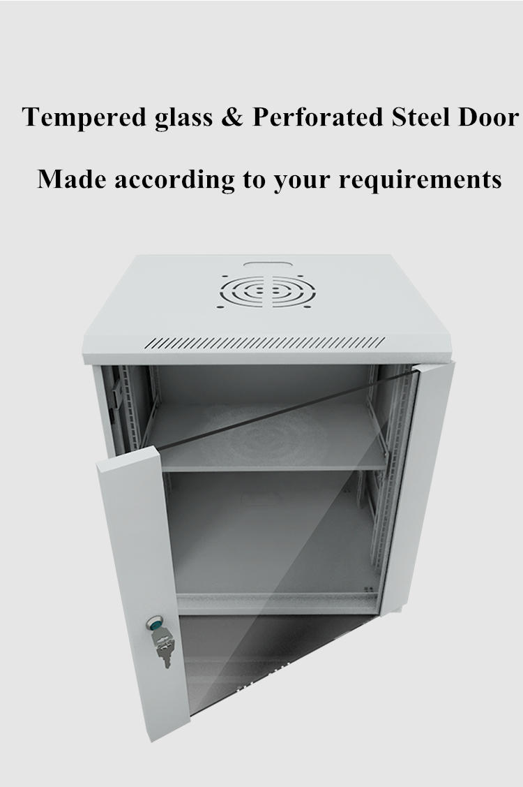 Network Rack Cabinet 4U 6U 9U 12U 15U Wall Mounted 42U Floor Mounted ...