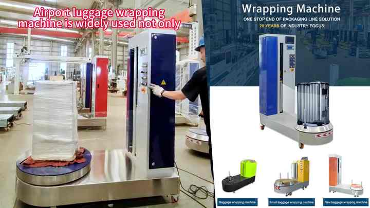 Airport Luggage Packing Wrapper - Semi-Auto Stretch Film