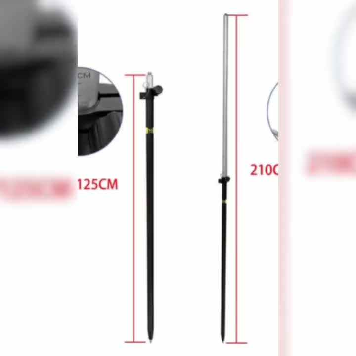 1.5m Aluminum Telescopic Pole for GPS Prism GNSS Surveying