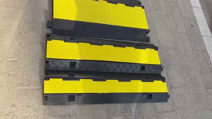 2025 Portable Rubber Speed Bump Cable Protector Hump Cable Accessories ...