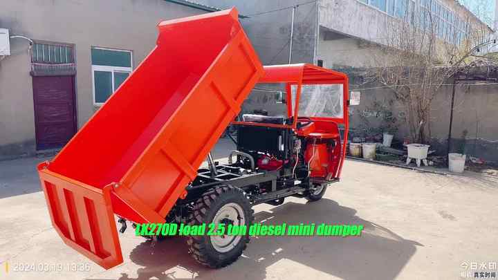 LK270D Small Truck 2500kg Chinese Diesel Dumper Automatic Mini Dumper ...