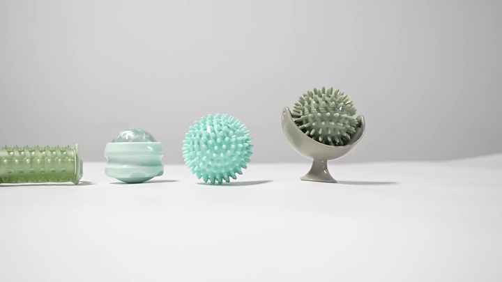 Portable Mini PVC Small Spiky Massage Ball for Full Body Foot Hand ...