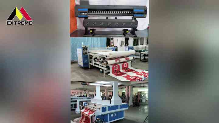 EXTREME Semi-Automatic 1200W 220V Factory Sublimation Roll Heat Press ...