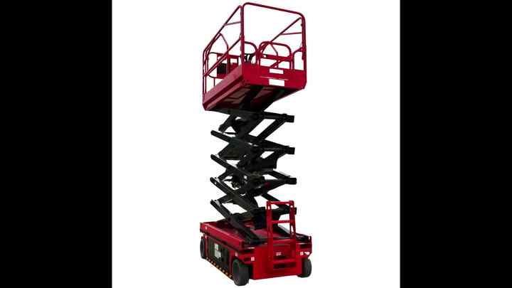 14 Meter Scissor Lift Aerial Work Platform Self Propelled Hydraulic ...
