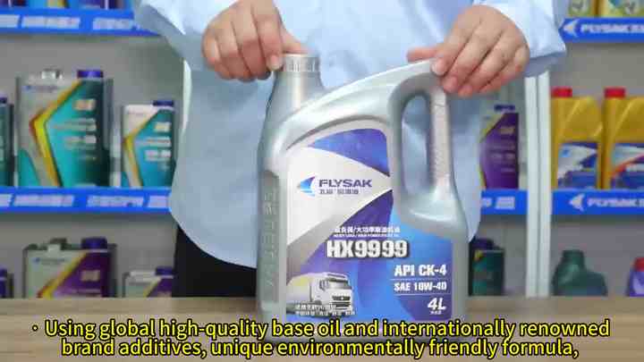 FLYSAK Brand SAE 5L Fully Synthetic Diesel Engine Oil API Certified CK ...