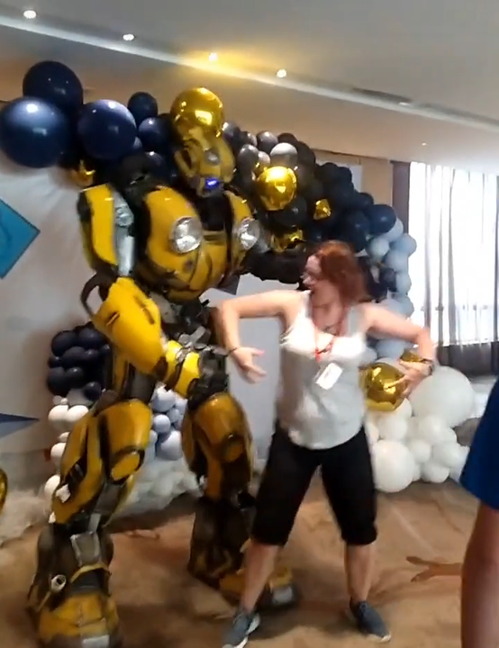 Customized Giant Robot Costume Life Size Adult Stilt Walker Cosplay ...