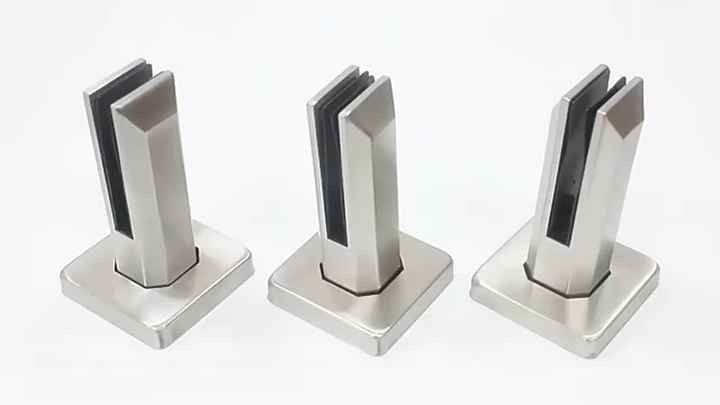 Marine Grade 2205 Stainless Steel Glass Railing Heavy Duty Clamp ...