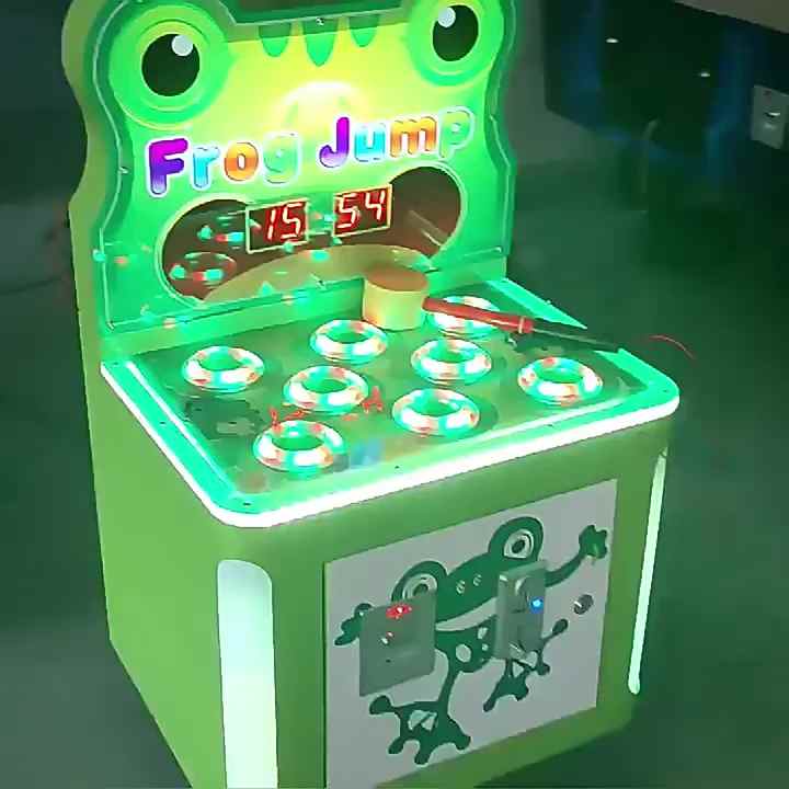 Coin-operated Hit Head Crazy Frog Arcade Game Machine Fun