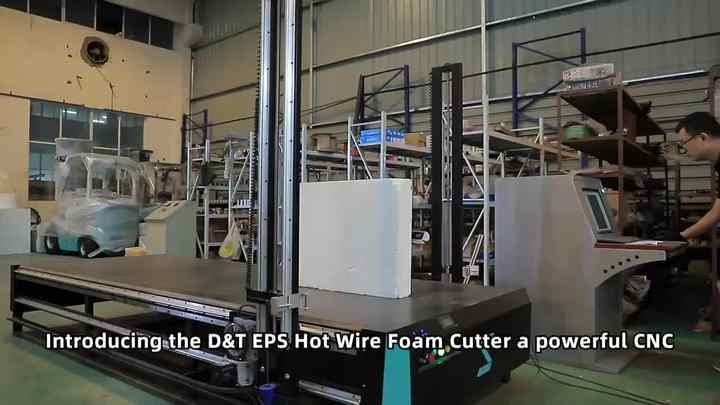 EPS XPS EPP Foam Shape Cutting Machine Multi-axis Hot Wire Foam Cutter ...