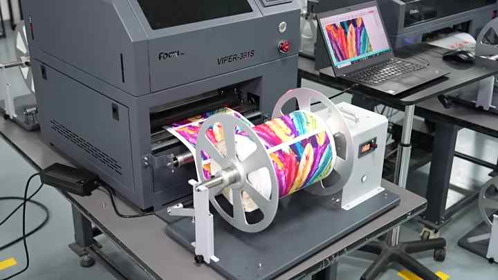 Viper 391s Automatic Single Pass Roll to Roll TIJ Inkjet Mini Label ...
