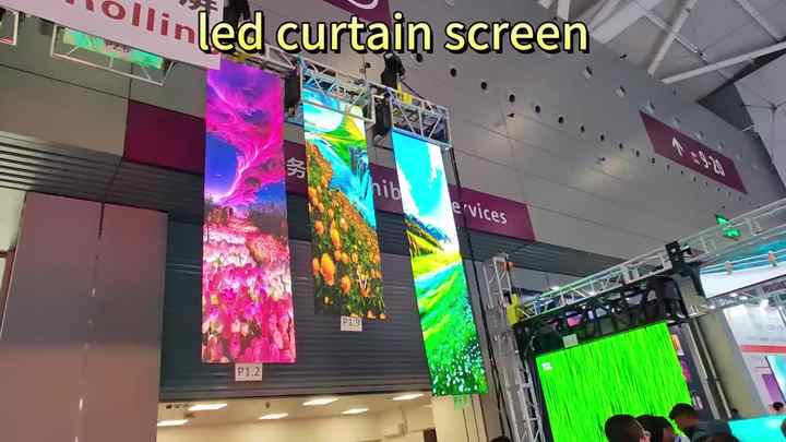 Indoor Ultra-Thin Portable Flexible LED Rolling Wall Mount