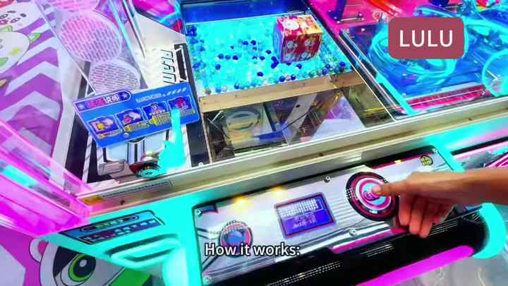 LULU Crane Machine Magic Ball Customizable 110V-220V 820W Prize Gift ...