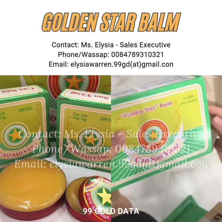 Golden Star Balm - Natural Pain Relief & Stress Soothing