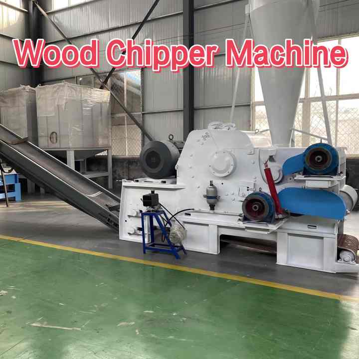 New 220V Remote Control Wood Shredder Machine Engine Gear Chipper Used ...