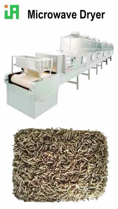 Continuous Industrial Microwave Dryer for Food Waste