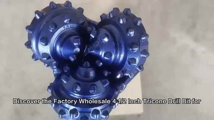 4 1/2 Inch IADC 517/617 Tricone Drill Bit Forged Drilling Tool for Oil ...