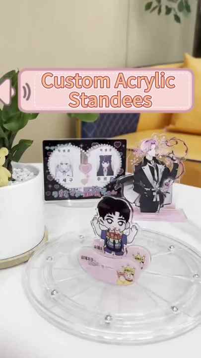 Transparent Acrylic Standee Manga Cartoon Personalized Standee Game ...
