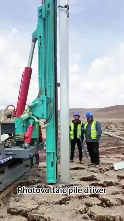 Diesel Powered Pile Driver for Remote Areas Without Power Supply Stable ...