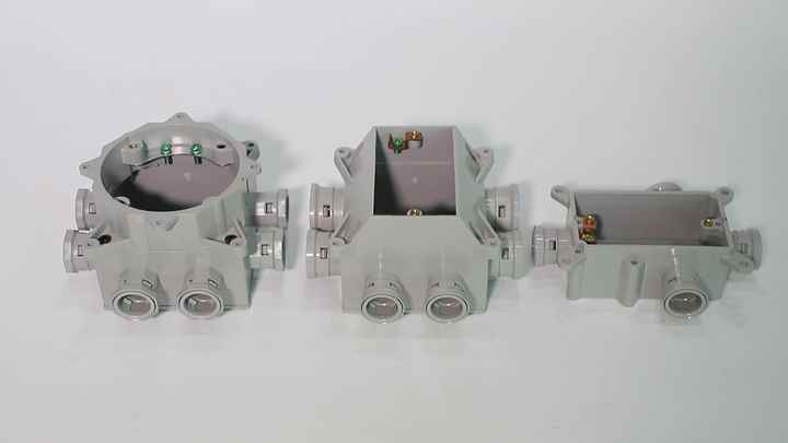 Ledes PVC ENT Conduit Slab Box With Molded Connector Round Concrete ...