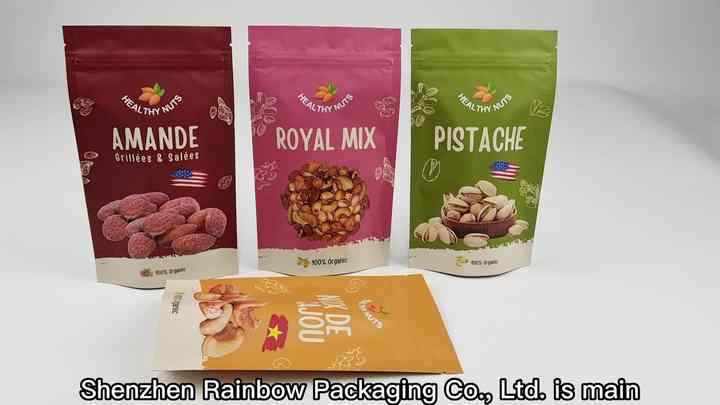 Custom Digital Printing Food Packaging Bag Aluminum Foil Roasted Mix ...