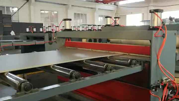 PP Hollow Plastic Construction formwork Sheet extruders making machine ...