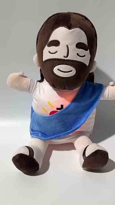 Creative Breathing Jesus Plush Doll with Music – Cute Stuffed Toy for ...