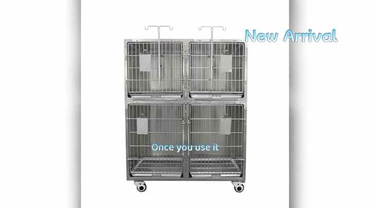 Premium Pet Hospital Cage ICUCages Veterinary ICU Cage for Cats and ...