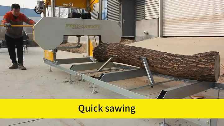 Precision Wood Cutting - Portable Band Sawmill Machine
