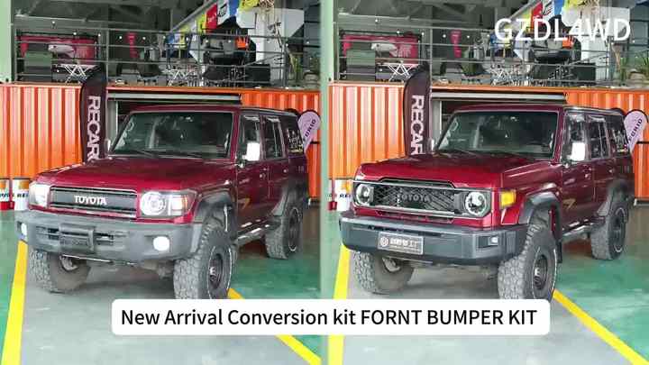 GZDL4WD Car Front Bumper Body Kits for Land Cruiser 70 Series