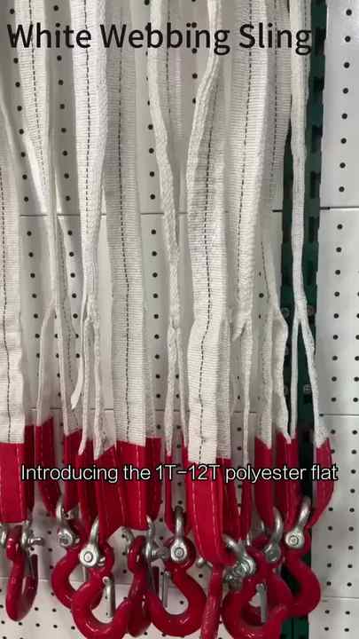 Flat Webbing Sling Lift Slings 1-10 Ton CE Certified High Strength ...