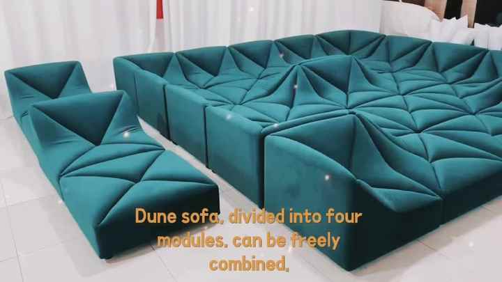 Modular Fabric Sofa Set for Parent-Child Interaction - Customizable ...