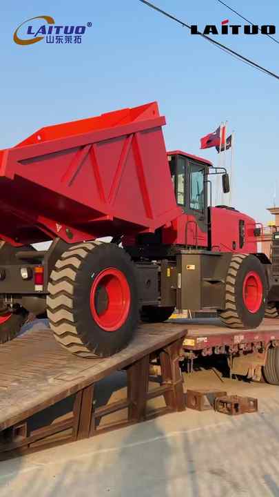 New LaiTuo Mini Dumper 4x4 Self-Loading Wheeled Diesel Engine 760kg 6 ...
