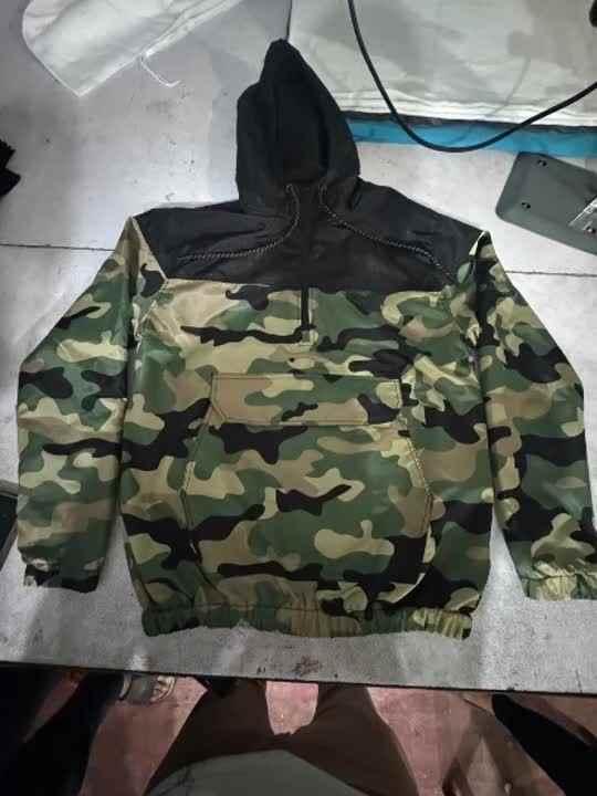 Wholesale Custom Hooded Windbreaker Jacket Best Design Printed ...
