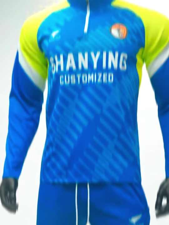 Custom 1/4Zip Soccer Training Jacket Club Tracksuits Men Running Blank ...