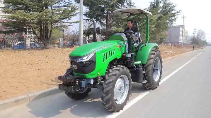 4WD 90HP Cabin Agricultural Farm Tractor with Front End Loader| Alibaba.com