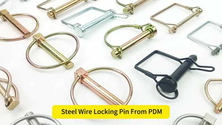 PDM Snapper Lock Pin Carbon Steel Zinc Plated Wire Lock Safety Pin ...