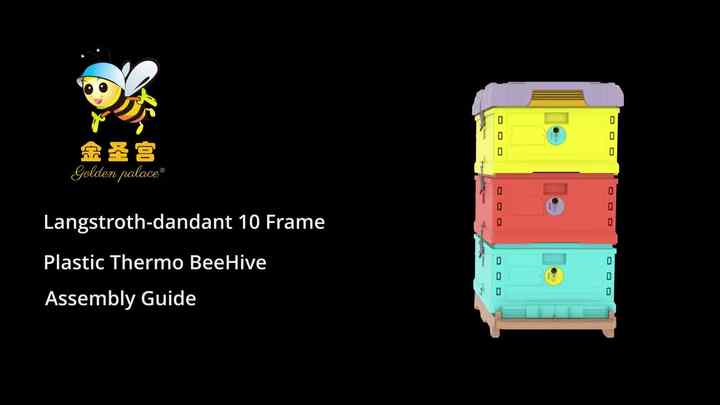 High Quality Plastic Thermo Honey Bee Hive - 2 Layers