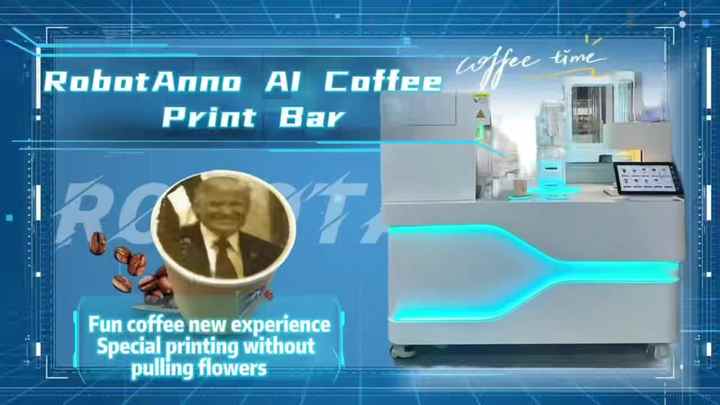 RobotAnno Robot Print Coffee Machine Culture Automation Coffee Machine ...