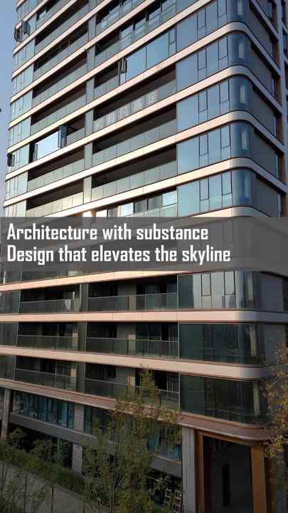 High-rise Metallic Fluorocarbon Coating Cladding Pre-finished Fiber ...