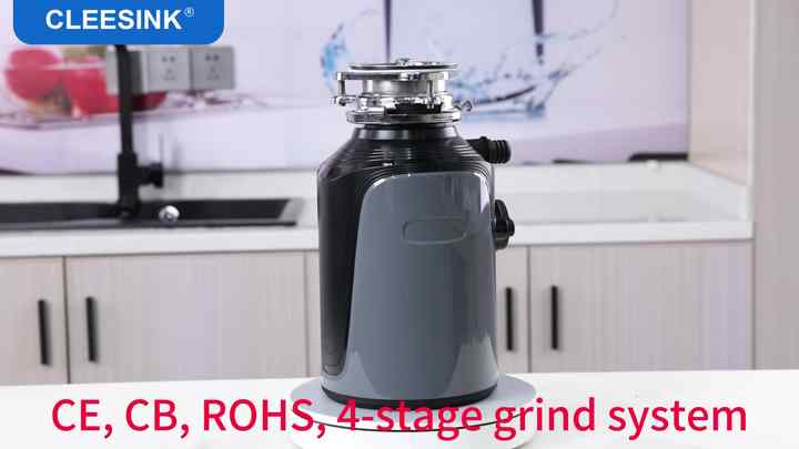 Electric Stainless Steel Kitchen Sink Waste Disposal Continuous Feed ...