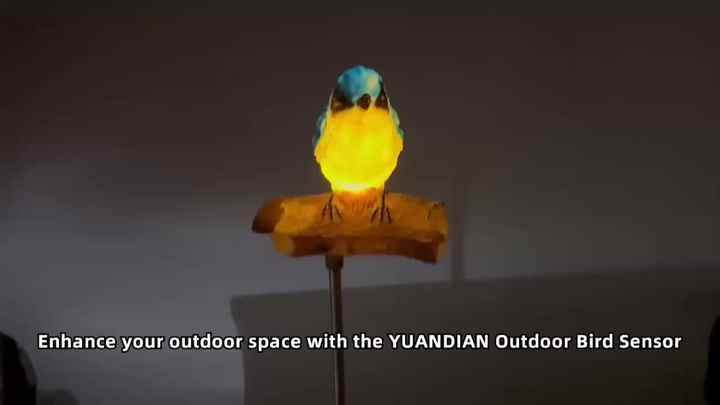 Plastic Plug in Robin Bird Garden Lights Path Pathway Solar Led Garden ...