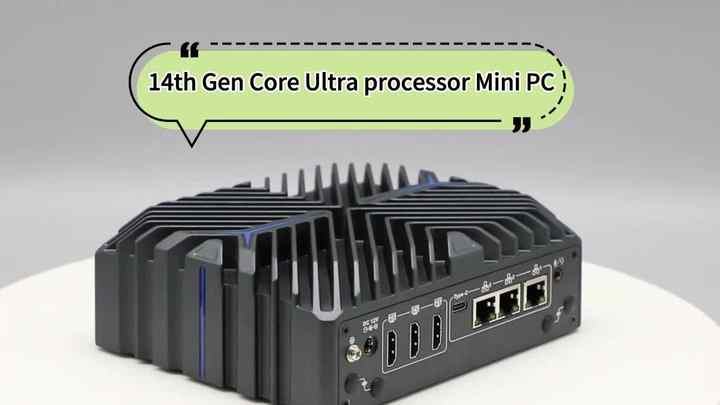 New Fanless Mini PC with 14th Gen Intel Core Ultra 5 125U